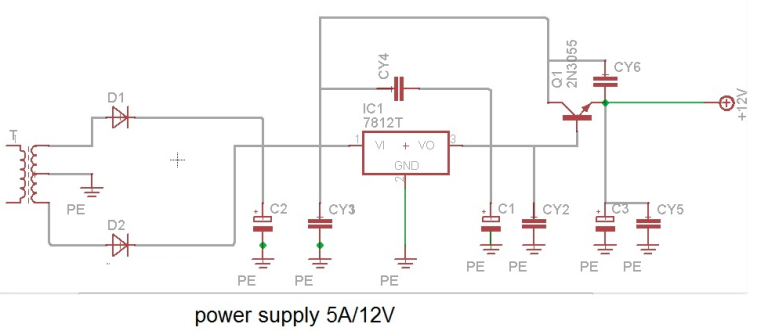 Cara Membuat Rangkaian Power Supply 12V Lengkap