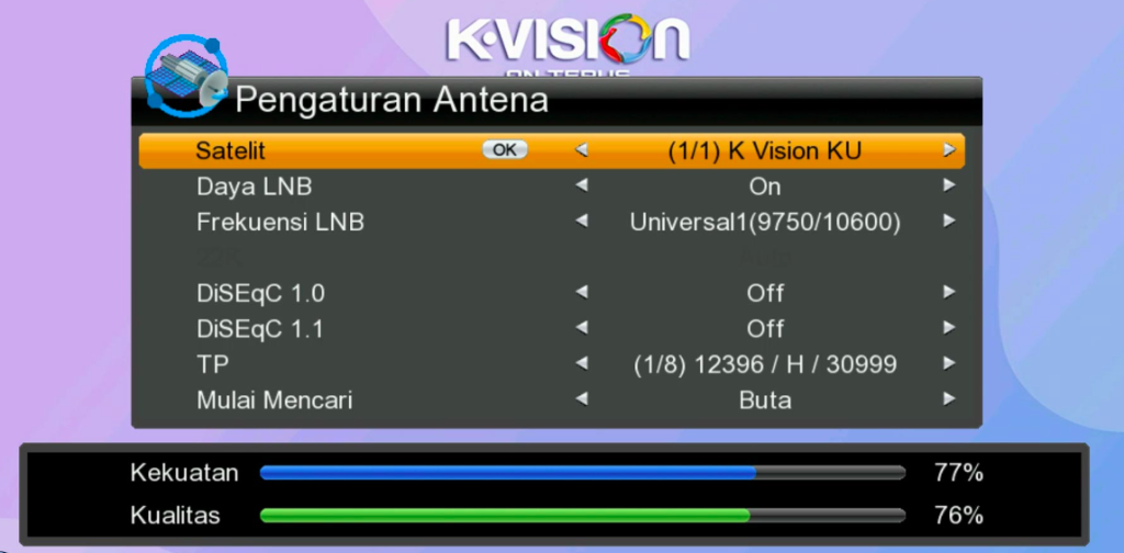 Cara Mencari Siaran K Vision yang Hilang - Rekomend.id