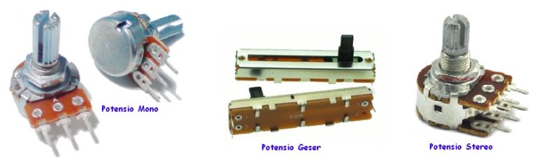 Jenis Potensiometer beserta Fungsinya - Rekomend.id
