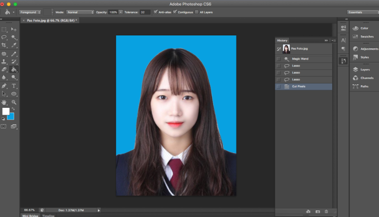 Tutorial Cara Ganti Warna Background Di Photoshop Cs6 Lengkap Rekomendid